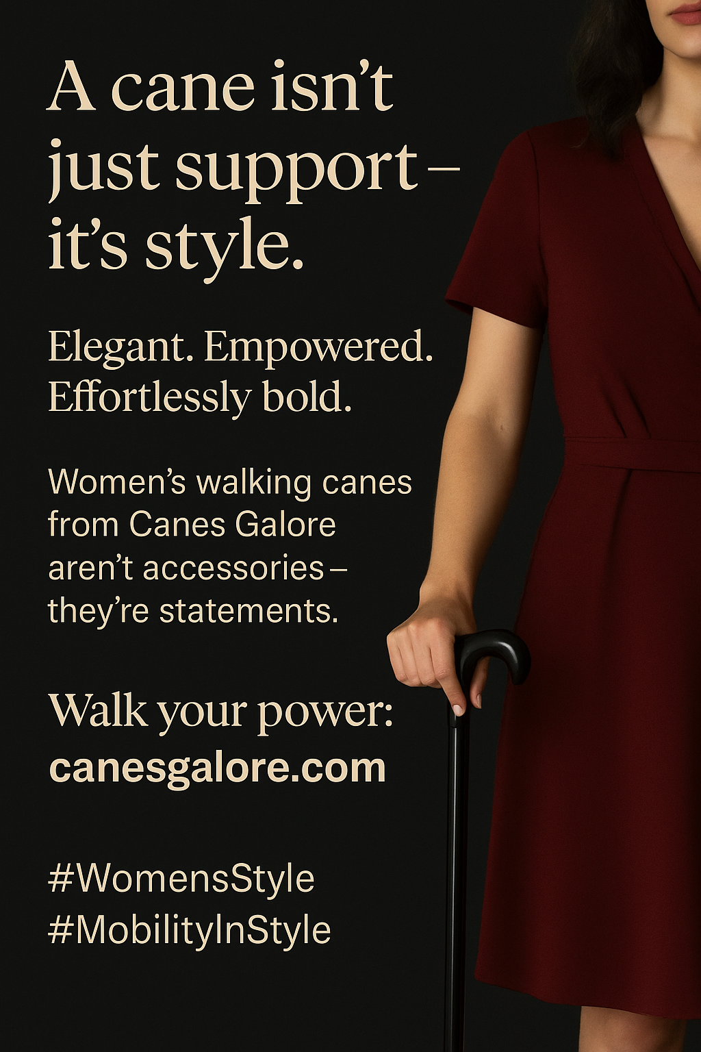 Women's Walking Canes | Elegant & Fashionable | Canes Galore