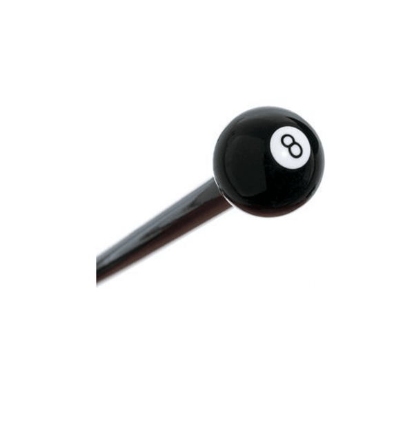 BILLIARD 8-BALL Walking Stick, black hardwood – Canes Galore